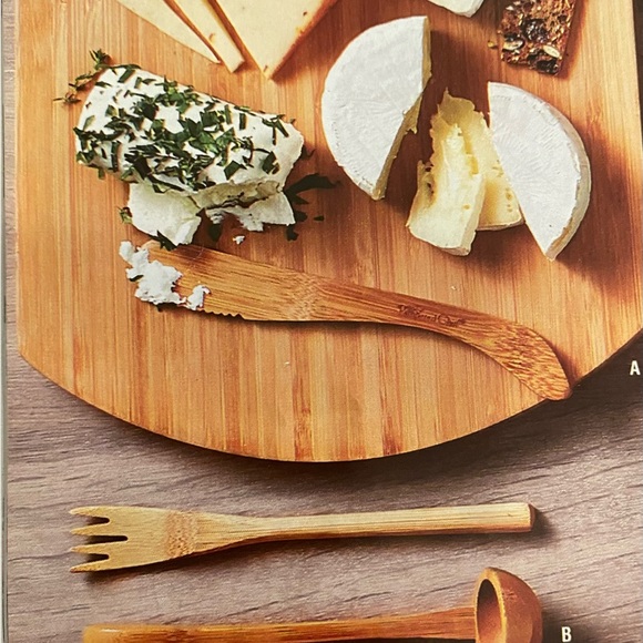 Pampered Chef | Kitchen | Pampered Chef Bamboo Serving Set | Poshmark